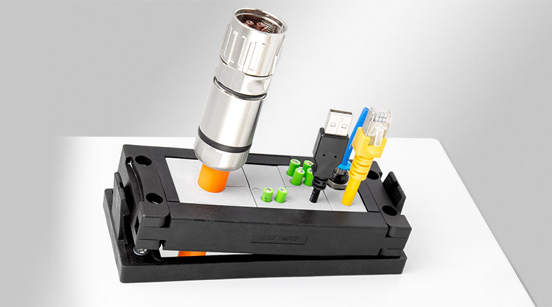 KEL-FA split multi cable entry frames for cables with connectors, tool-free assembly / IP54